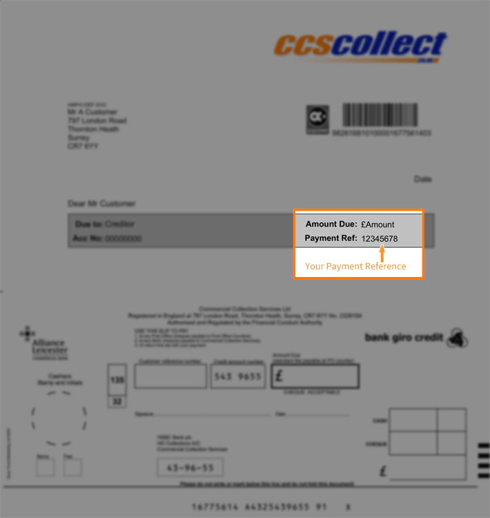 Debt repayment services UK - Login to your account with CCS Collect